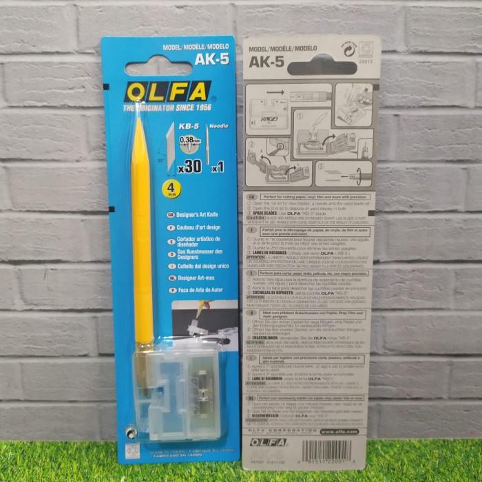 Jual OLFA AK 5 Cutter Pen Art Knife AK-5 (30 Pcs Refill) - Jakarta ...