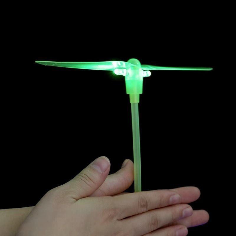 Glowing Bamboo Dragonfly & Flying Disc Set – Large Hand-Launch - TikTok ...