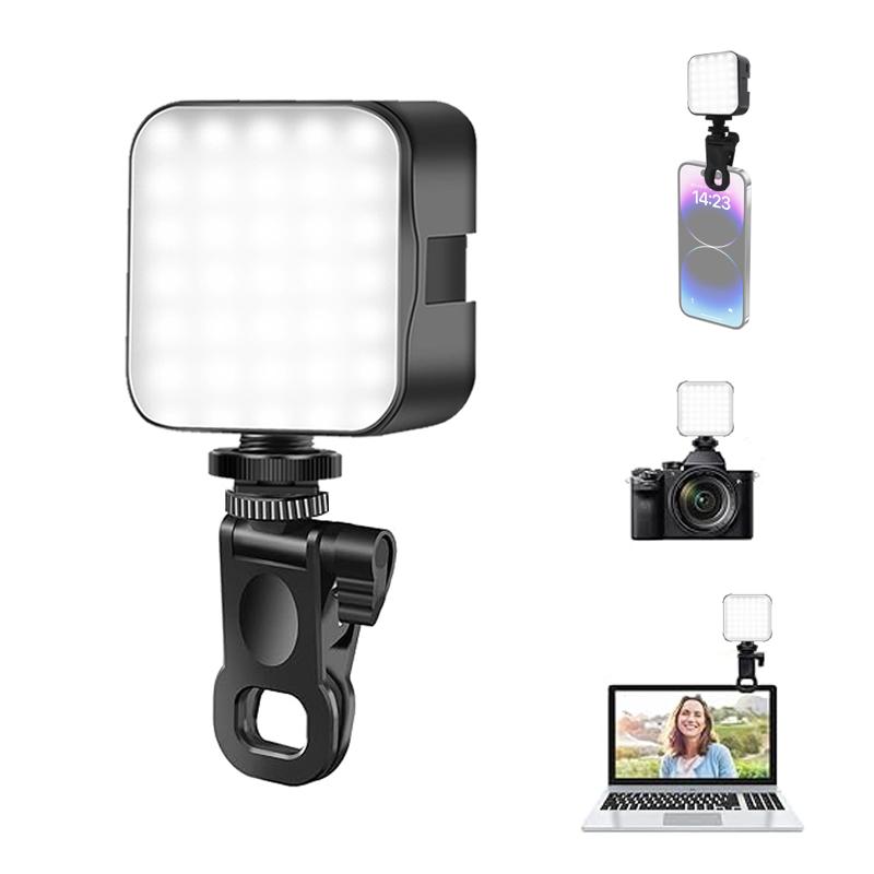 1 Led Square Fill Light, Video Conferencing Lighting Kit, 10-Level ...