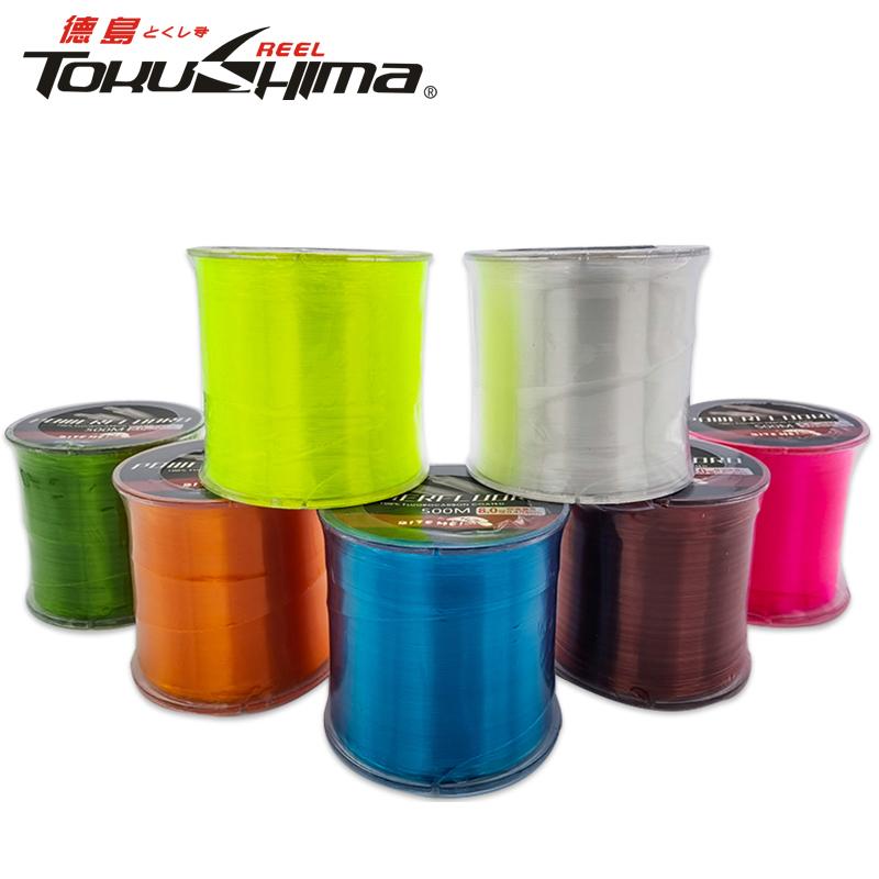 Nylon Fishing Line 500M Japanese Durable Fluorocarbon Sea Fishing ...