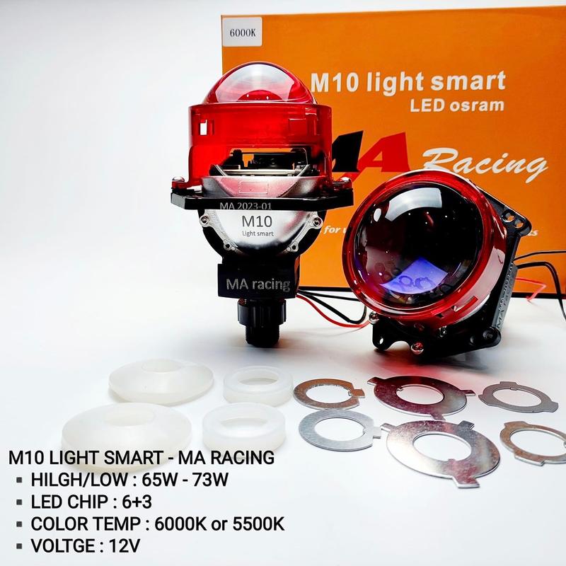 Bi Led M10 Smart Light V4 70W Chip 6+3 Phụ Tùng Đèn Pha - TikTok Shop ...