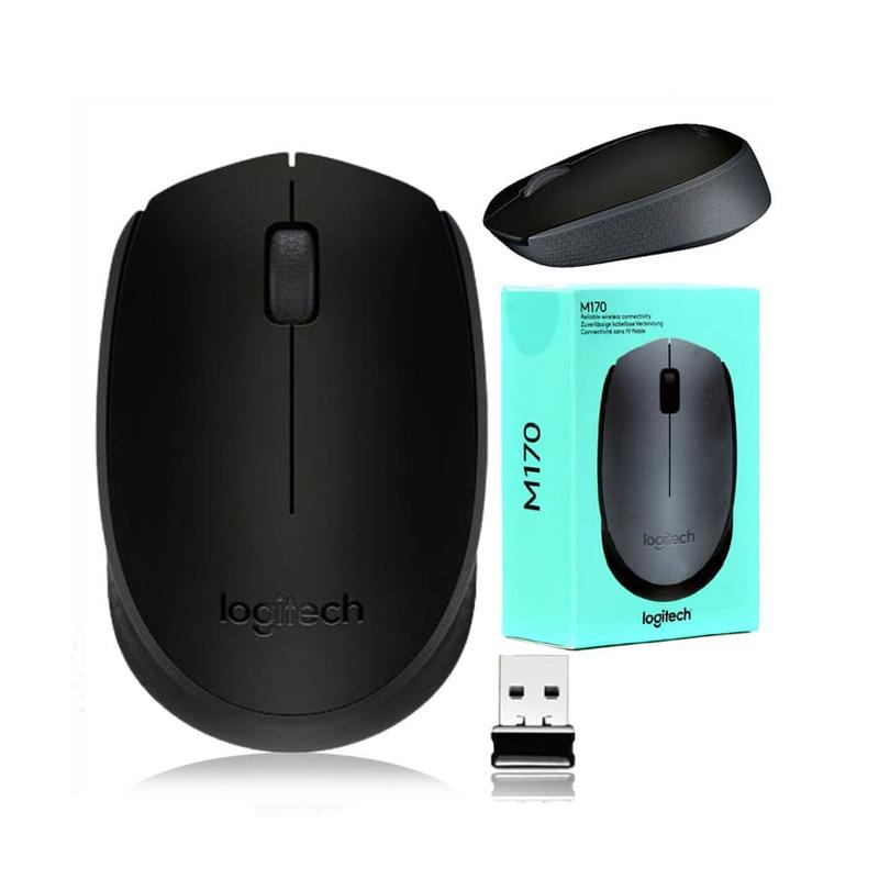 MOUSE WIRELESS LOGITECH M170 BLACK - Shop | Tokopedia