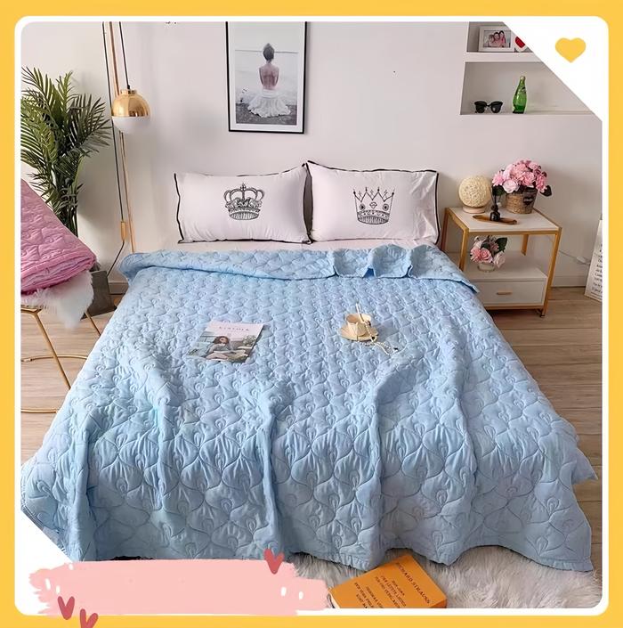 Promo Selimut Bedcover Bahan Polyester Hangat Nyaman Uk 150cm dan 180cm ...