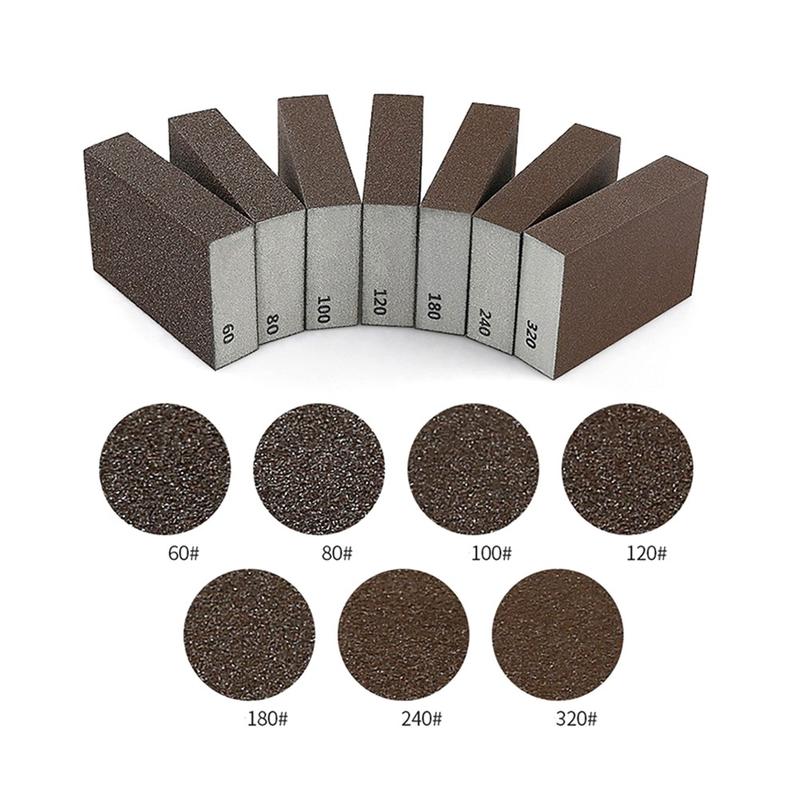 1PC Grit 60-320# Wall Grinding Sponge Sand Block Sandpaper Polished ...