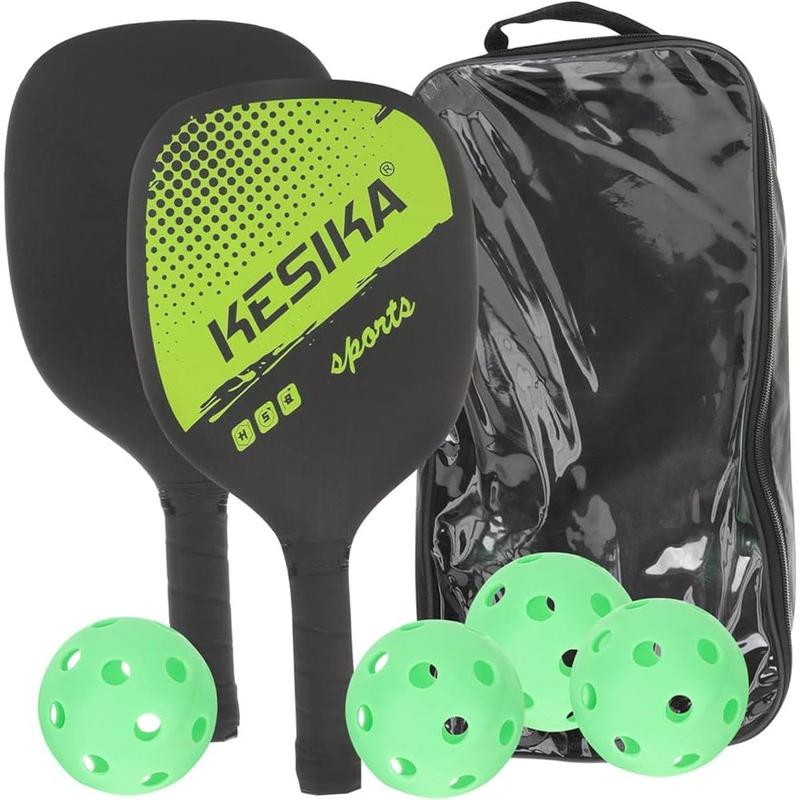 Kesika Pickleball Rackets Set Pickleball Paddle Set of 2 Rackets ...