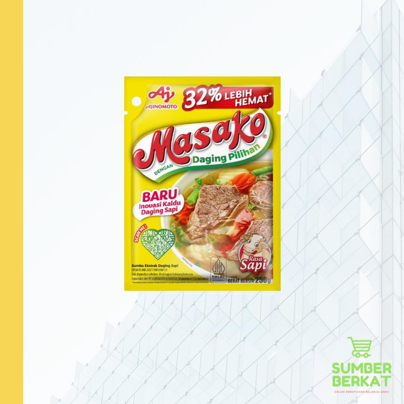 MASAKO SAPI BUMBU PENYEDAP RASA 250 GRAM - Shop | Tokopedia