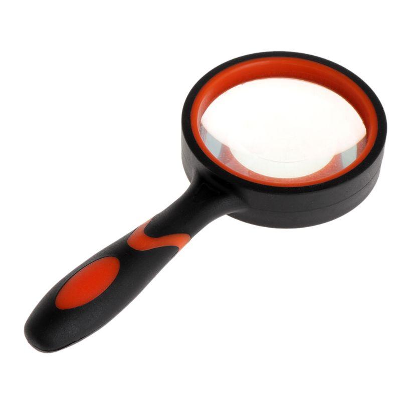 Portable Handheld Magnifying Glass with Metal Rubber Handl - TikTok ...