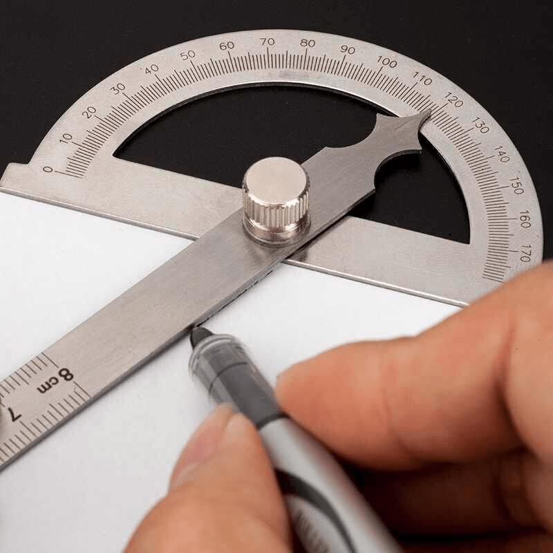 1pc Stainless Steel Angle Finder Protractor - Accurate & Durable ...