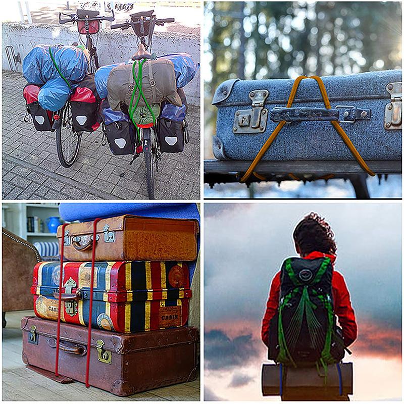 Heavy Duty Luggage Straps Rope Hooks Elastic Bungee Cord 30c - TikTok ...