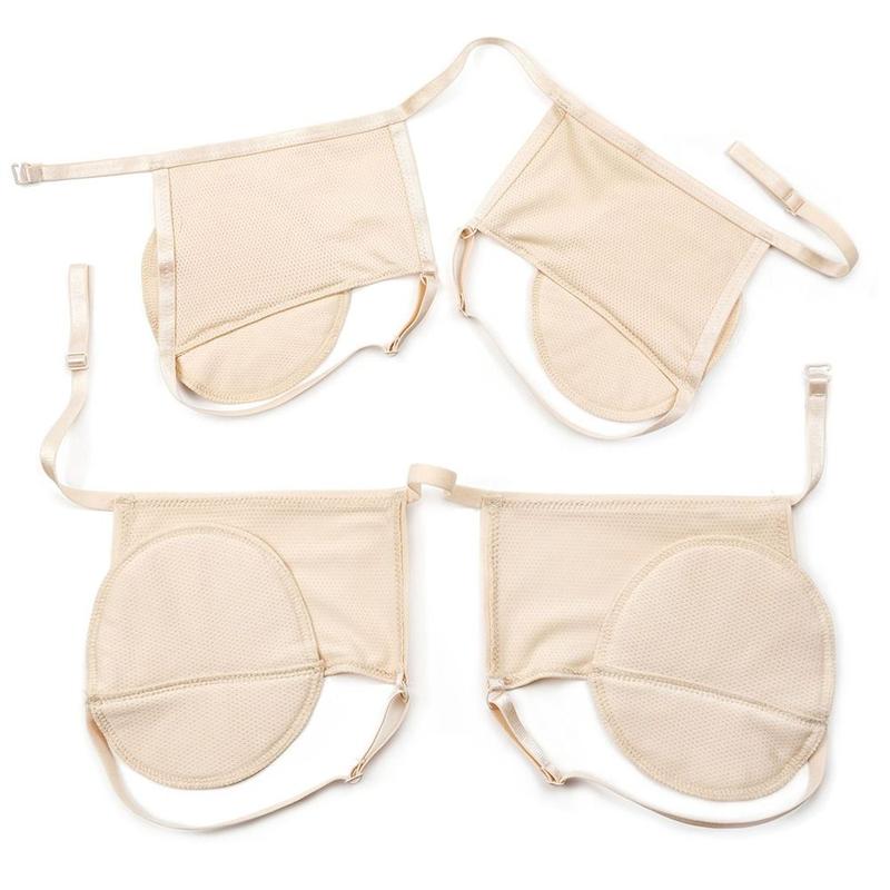 Durable Reusable Underarm Sweat Pads Anti-Sweat Anti-Odor Perspiration ...