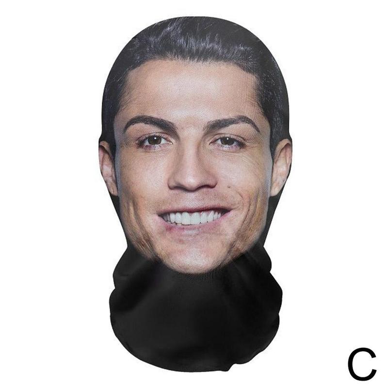 3D Printed Seamless Kanye Face Mask Cosplay Headwear Hip Hop - TikTok ...