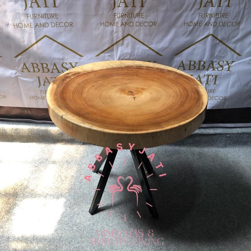 MEJA TAMU MEJA TERAS MEJA KAYU TRAMBESI MEJA MINIMALIS MODER - Shop ...