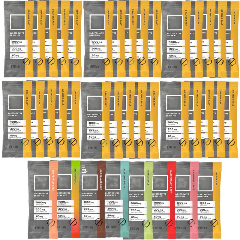 LMNT Zero Sugar Electrolytes - Orange Salt & Variety Packets - TikTok Shop