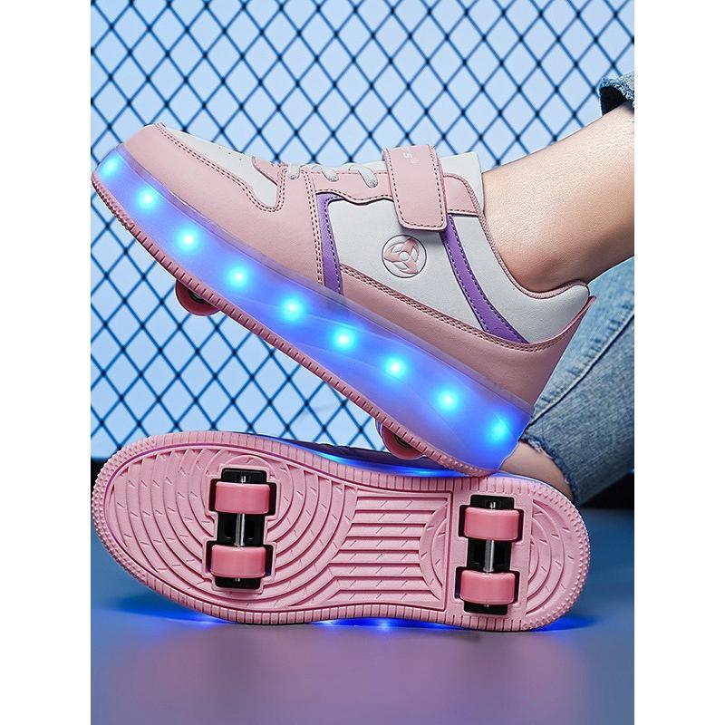 Cross-Border Heelys Factory Wholesale Charging Light Shoes LED - TikTok ...