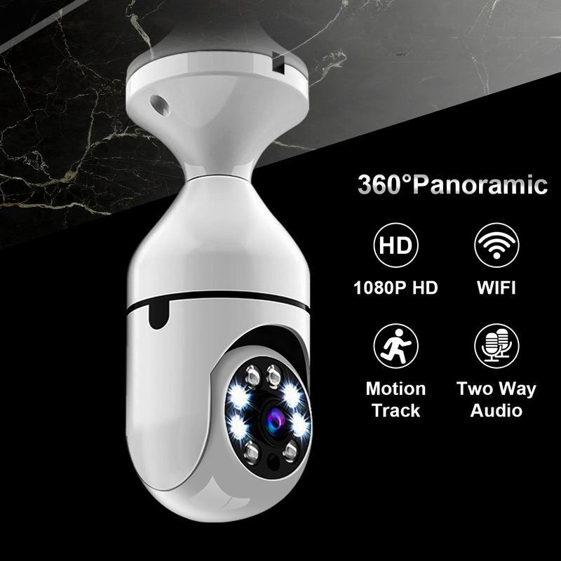 Smart CCTV camera, 360 ° panoramic automatic tracking, LED light ...