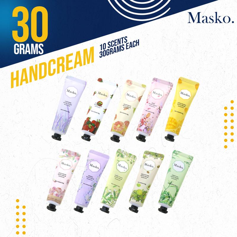 Masko Hand cream Fragrance Travel Essential Body & Hand Moisturizer ...