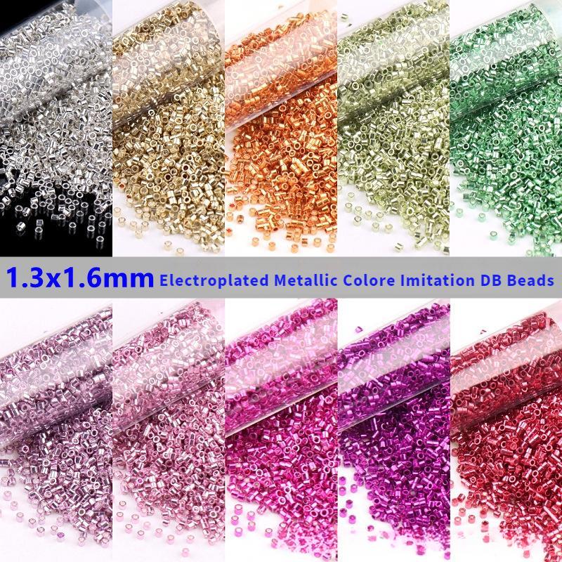 Manik DB Tiruan, Saiz 1.3x1.6mm, Penyaduran Cemerlang, Diperbuat ...