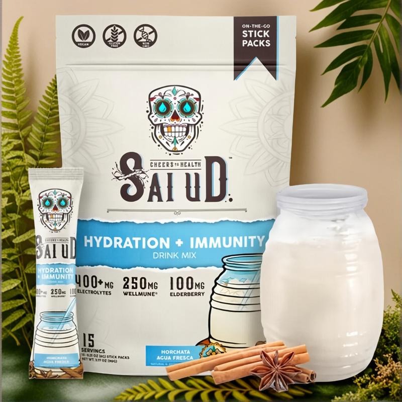Salud 2-in-1 Hydration + Immunity Packets | Electrolytes + Elderberry ...