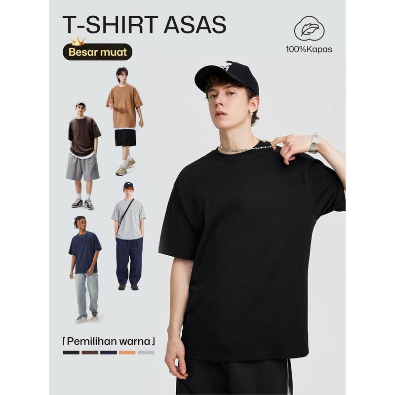 T-shirt Kaos Cotton Round Neck Plain Microfiber Cotton Combe - TikTok ...