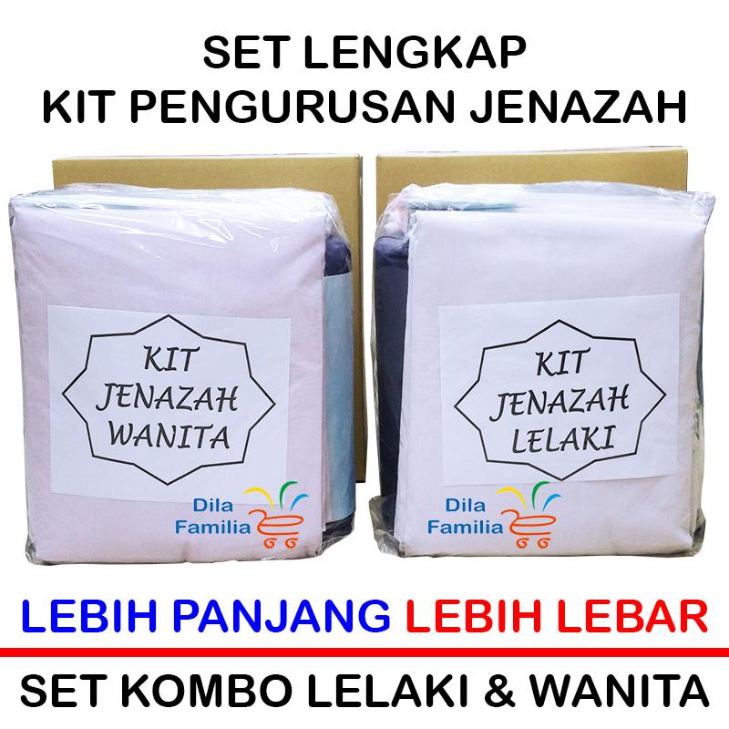 Set Kelengkapan Jenazah Lelaki dan Wanita Perempuan Kit Lengkap ...