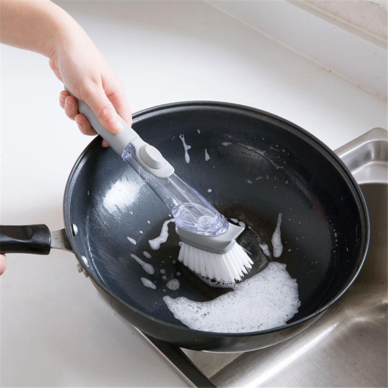 Berus Basuh Periuk Hidraulik, Pemegang Panjang Dapur, Isi Cecair ...