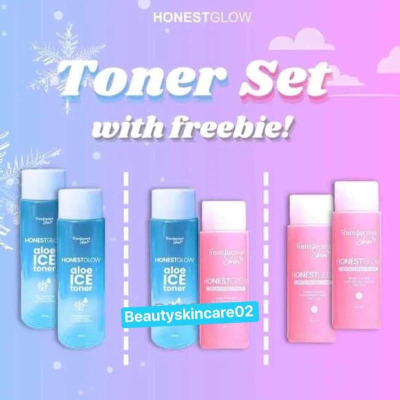 Toner set (aloe ice toner and brightening toner) - TikTok Shop Philippines