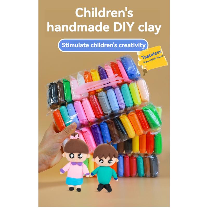 Ultra light clay 48 color boxed set rubber clay colored clay - TikTok ...