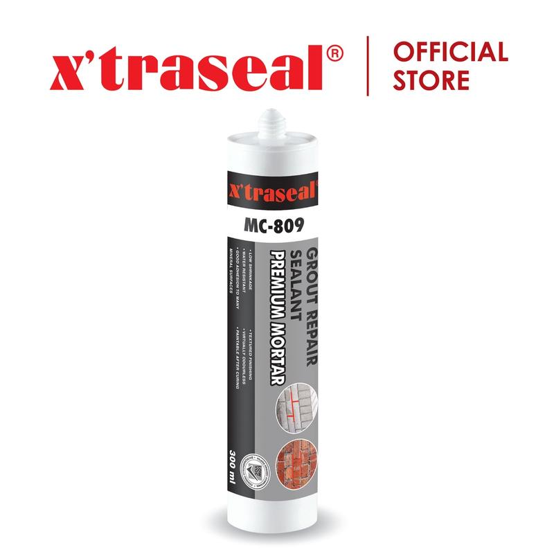 X'traseal MC-809 Grout Repair Sealant 480g - TikTok Shop Malaysia