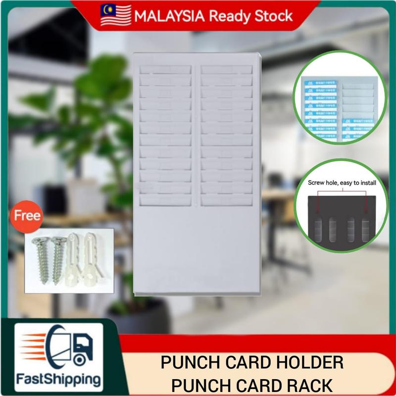 Punch Card Rack | Punch Card Holder | 24slot Punch Card Holder - TikTok ...