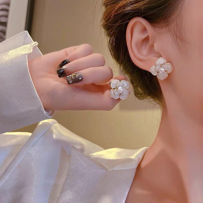 Anting-Anting Bunga Bola Kaca Anting-Anting Musim Panas Yang - Shop ...