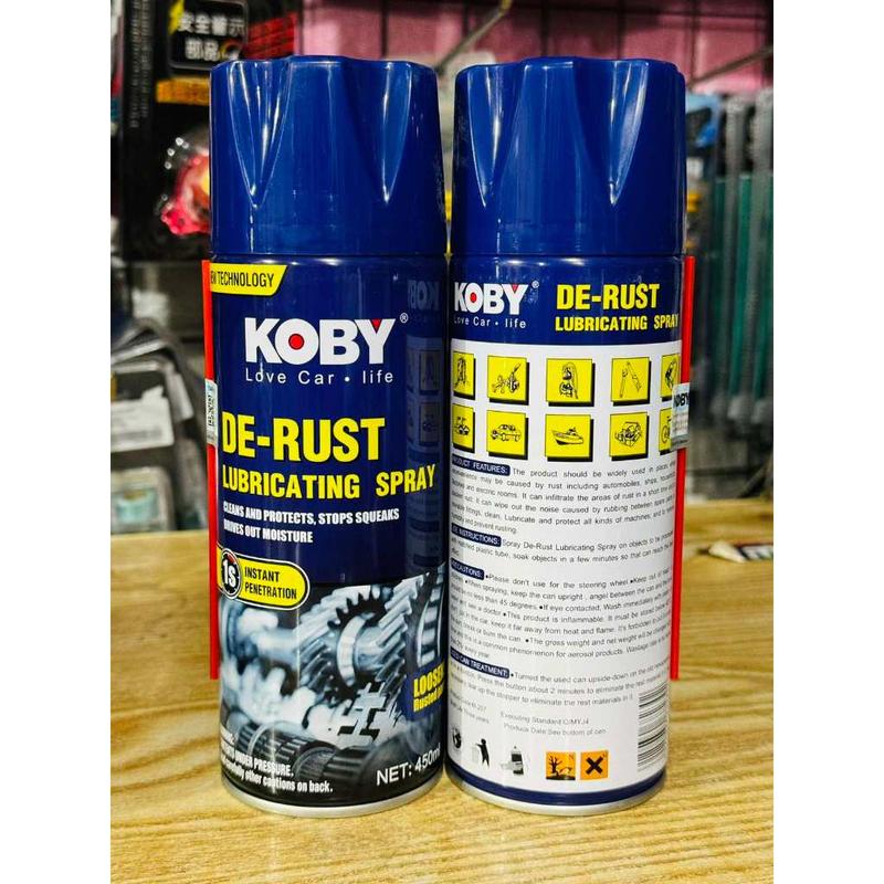 KOBY DE-RUST LUBRICATING SPRAY 450ml 1PC ORIGINAL - TikTok Shop Philippines
