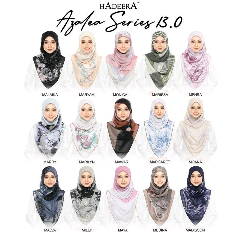 HADEERA Bawal Chiffon AZALEA SERIES 13 with FREEGIFT - TikTok Shop Malaysia