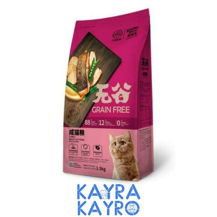 Jual Kitchen Flavor Adult Cat 1.5 kg - Makanan Kucing Dewasa - KF ...