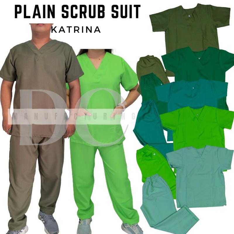 Plain Scrubsuit Terno for men and women/Katrina Fabric/Medical ...