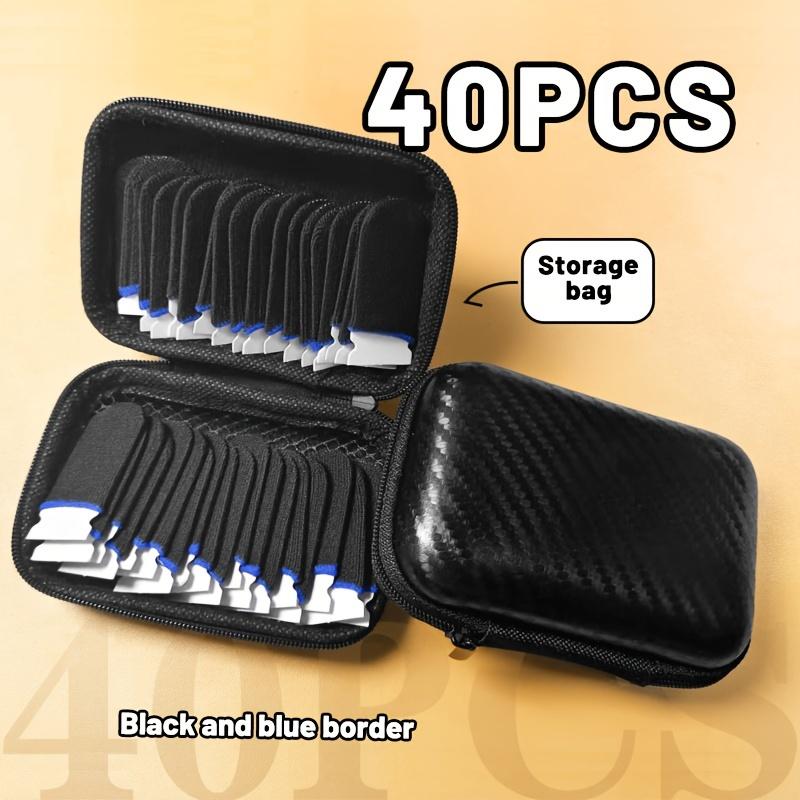 Permainan Lengan Jari, 40 Keping, Hitam, dengan Beg Simpanan, Sesuai ...