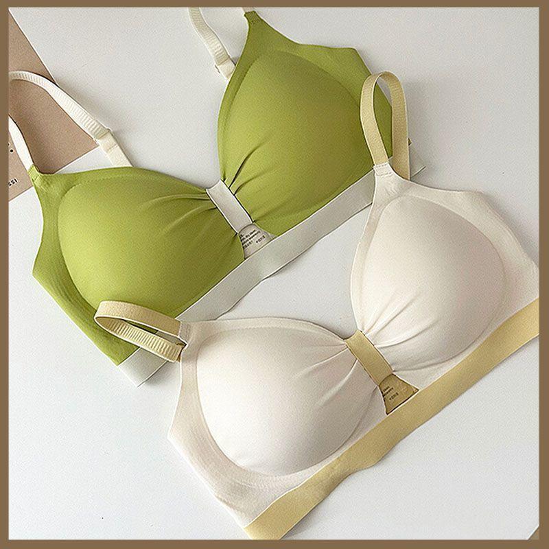 Bras for women with small breasts, gather and enlarge seamless bras ...