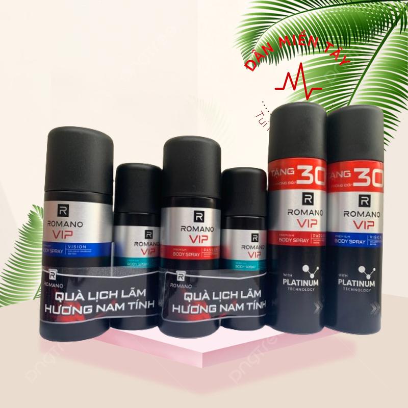 [Kèm chai 63ml, Xem phân loại] Xịt khử mùi cao cấp Romano VI - TikTok ...