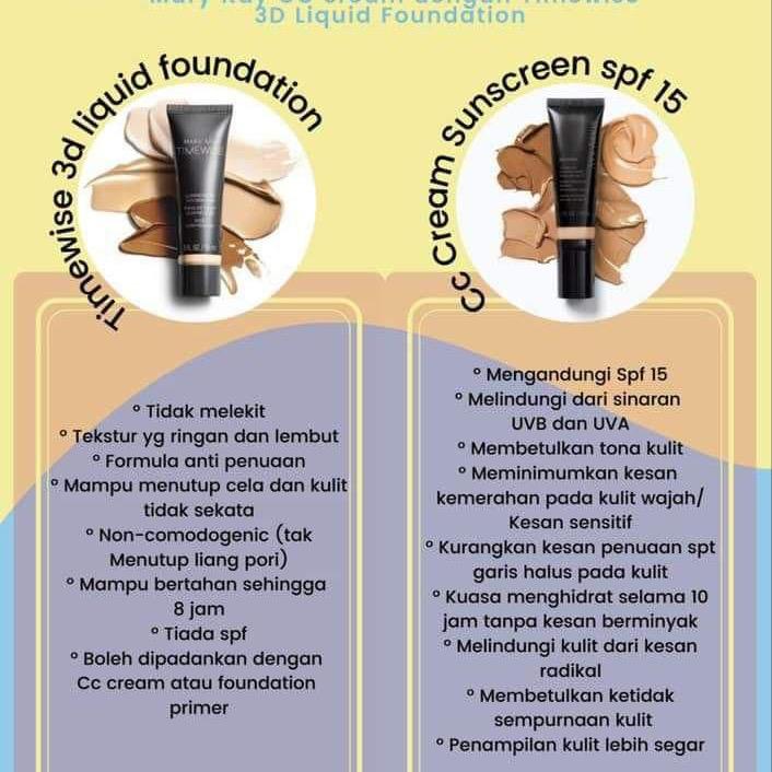 CC CREAM SUNSCREEN SPF 15 MARY KAY - TikTok Shop Malaysia