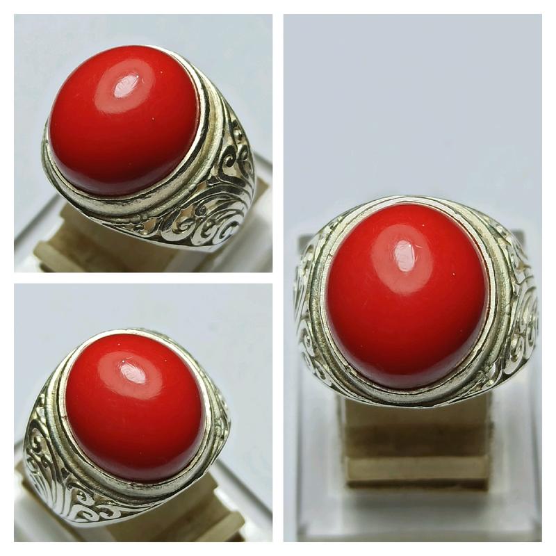 batu cincin merah delima bisa nyala dalam air - Shop | Tokopedia