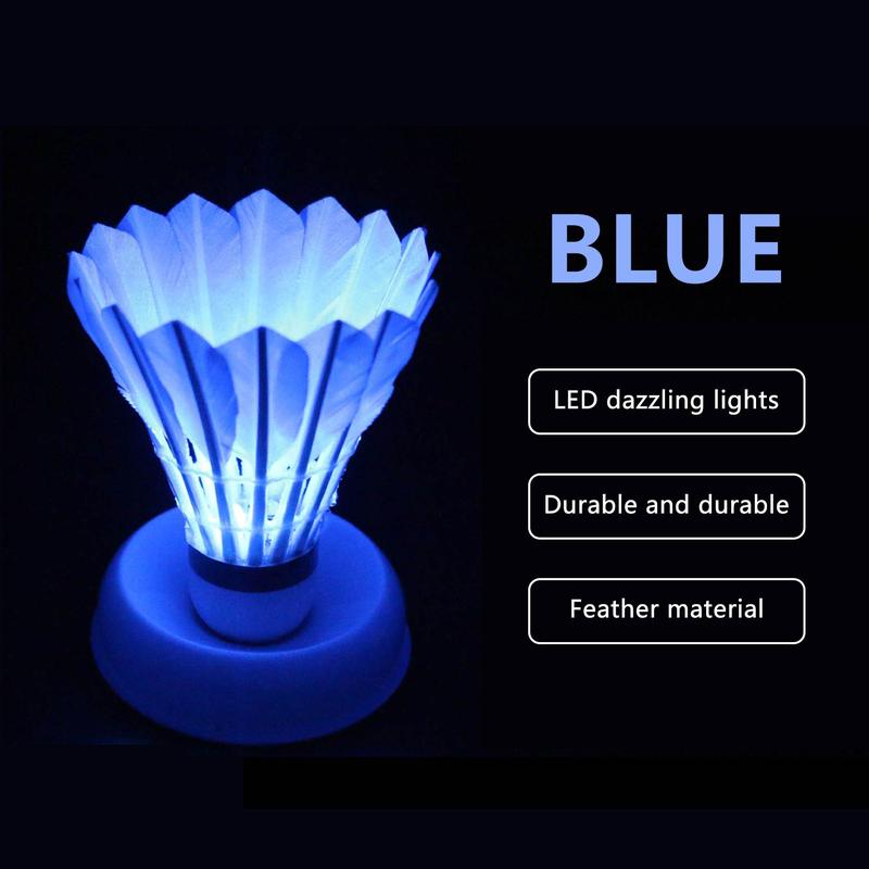 Luminous Badminton with 4 Bucket Mounted LED Lights and Nigh - TikTok ...