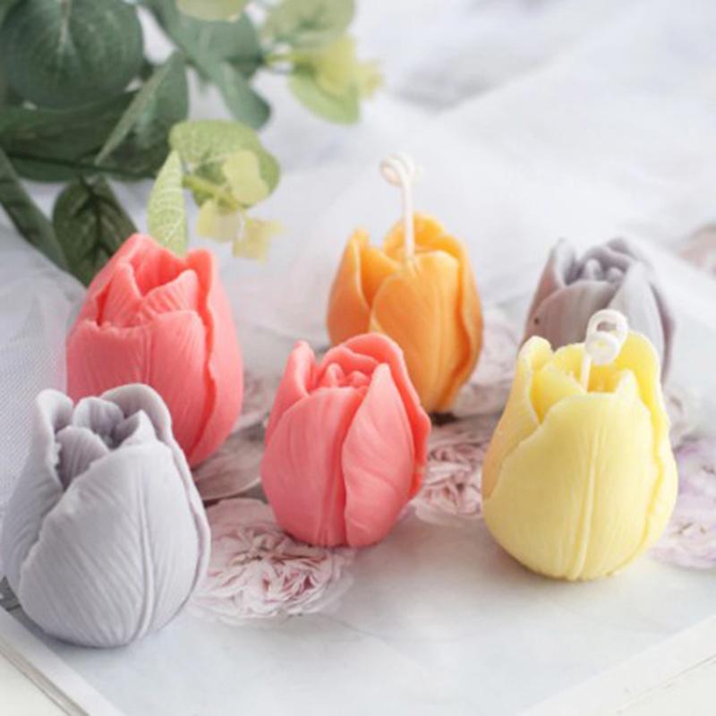 Acuan sabun silikon 3D, lilin bunga, epoksi, lilin aroma, DIY - TikTok ...