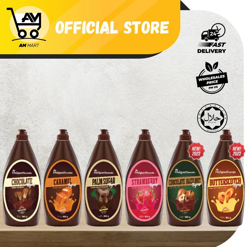 Oregon Swiss Syrup 860g Caramel |Chocolate | Strawberry | Gula - TikTok ...