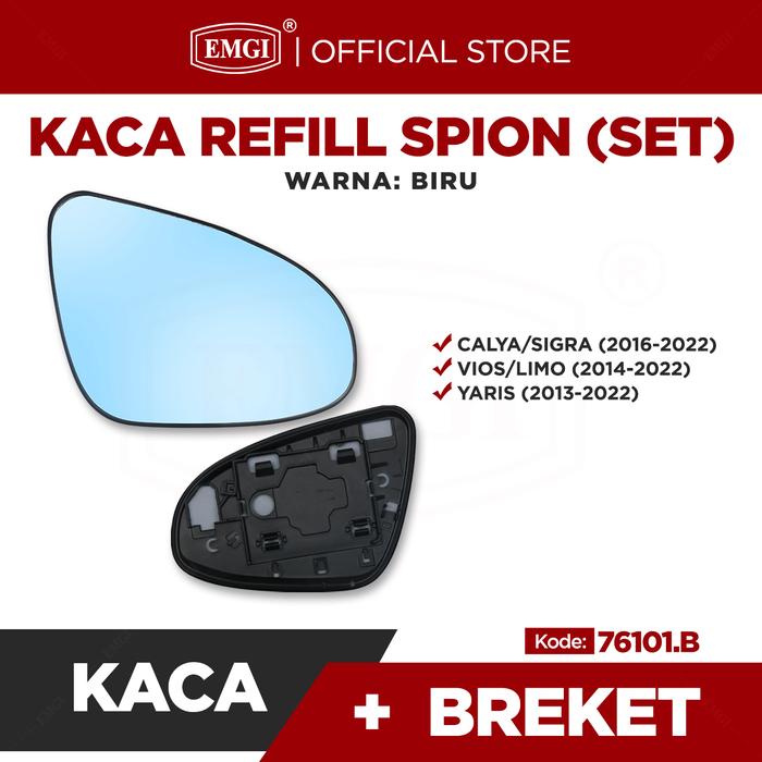 Jual Kaca Spion Refill Biru SET - Spion Mobil Calya/Sigra/Vios/Yaris ...