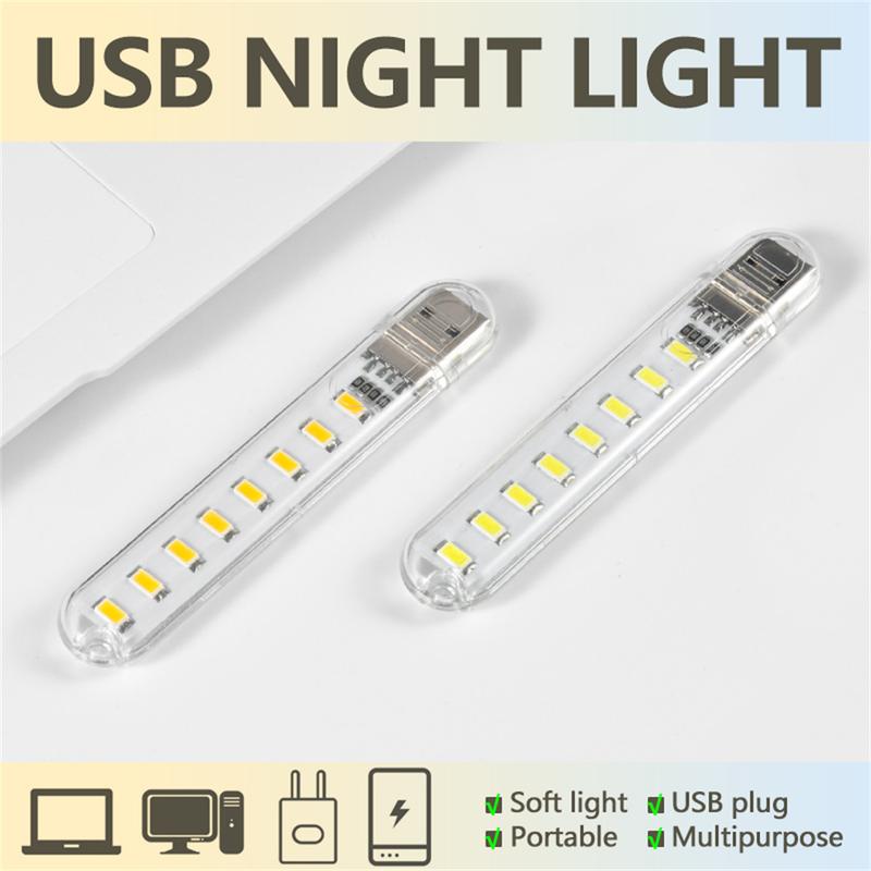 3/8LED USB LED light, USB bedside lamp, desk lamp, mini portable ...