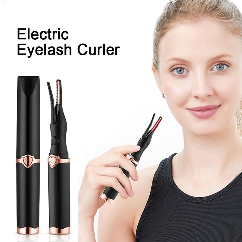 SH Electric Eyelash Curler Portable Electric USB Charging Heated ...