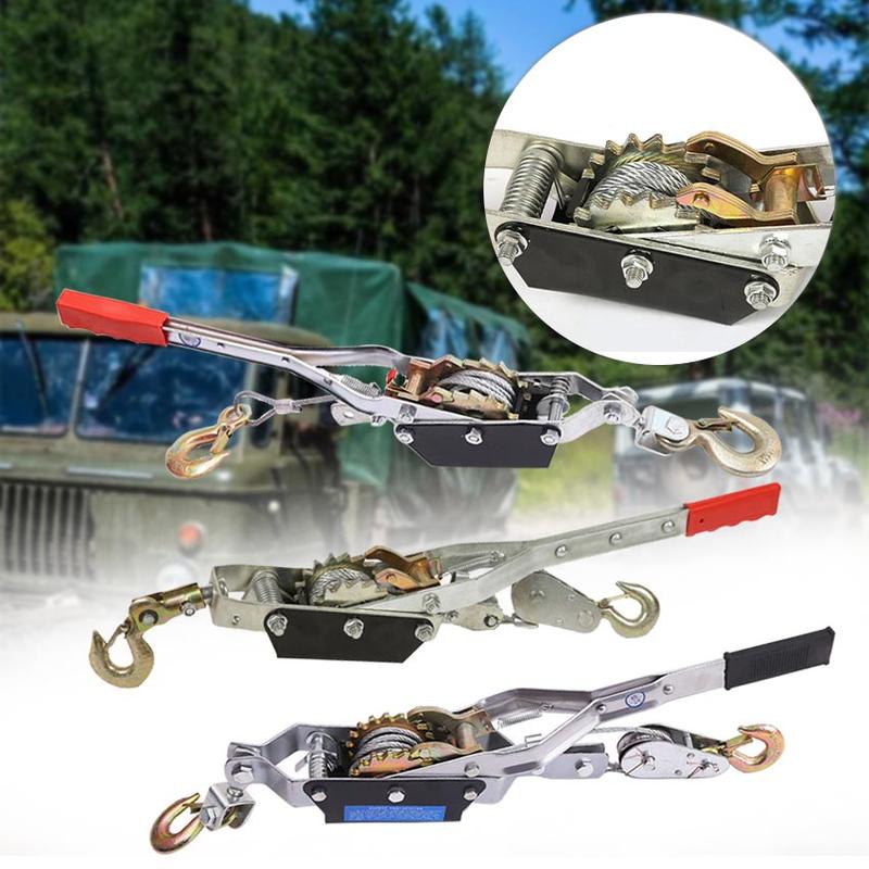 Double Hooks Hand Puller Wire Rope Ratchet Hand Power Puller - TikTok ...