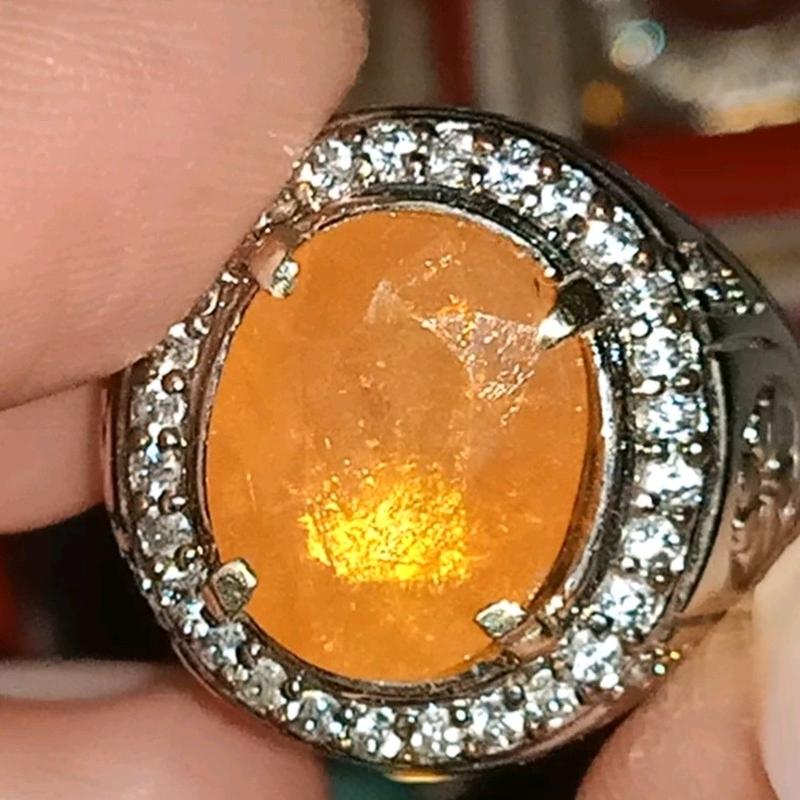 Cincin Batu Natural Yellow Safir - Shop | Tokopedia