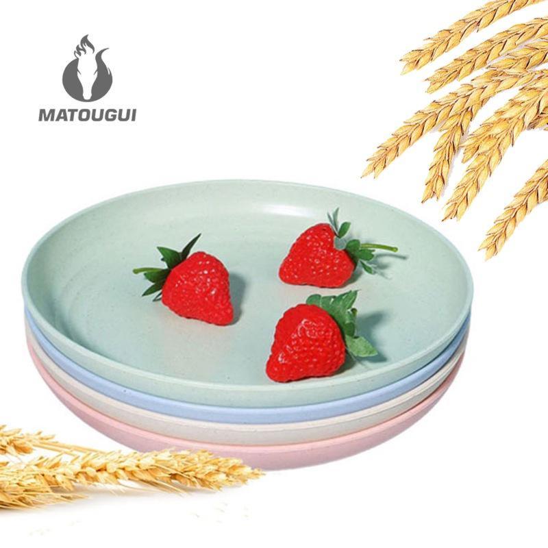 Matougui - Piring Bulat Piring Makanan Buah Warna Warni Baha - Shop ...