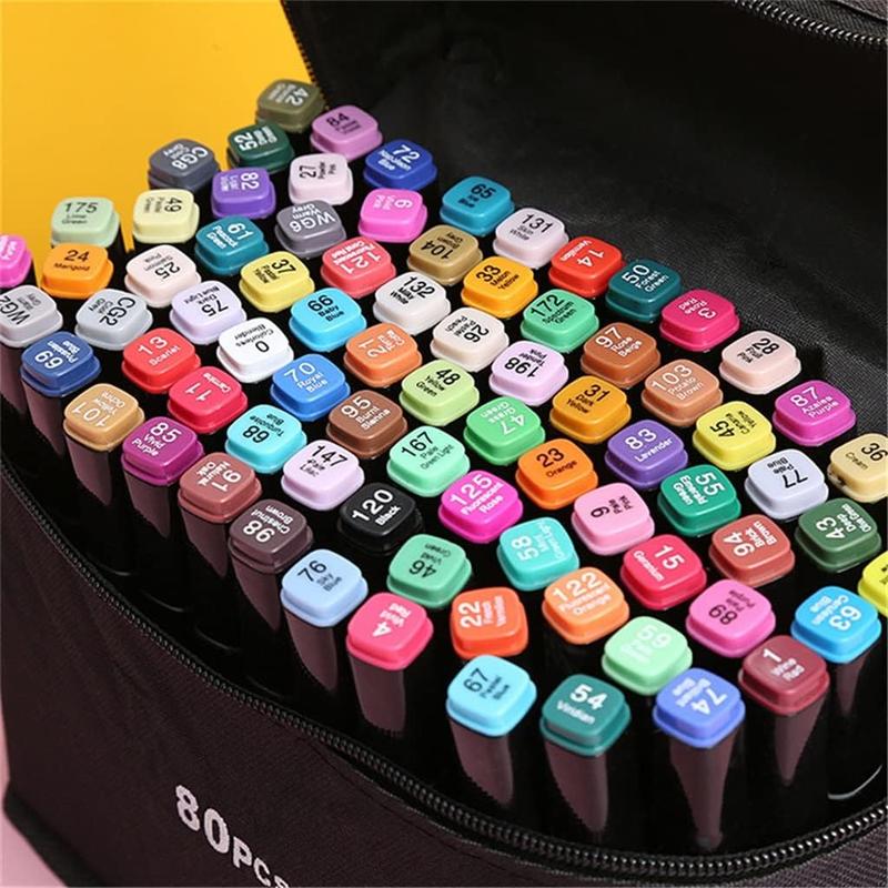 【48/60/80 Professional Colors】Manga Marker Set | Special for Japanese ...