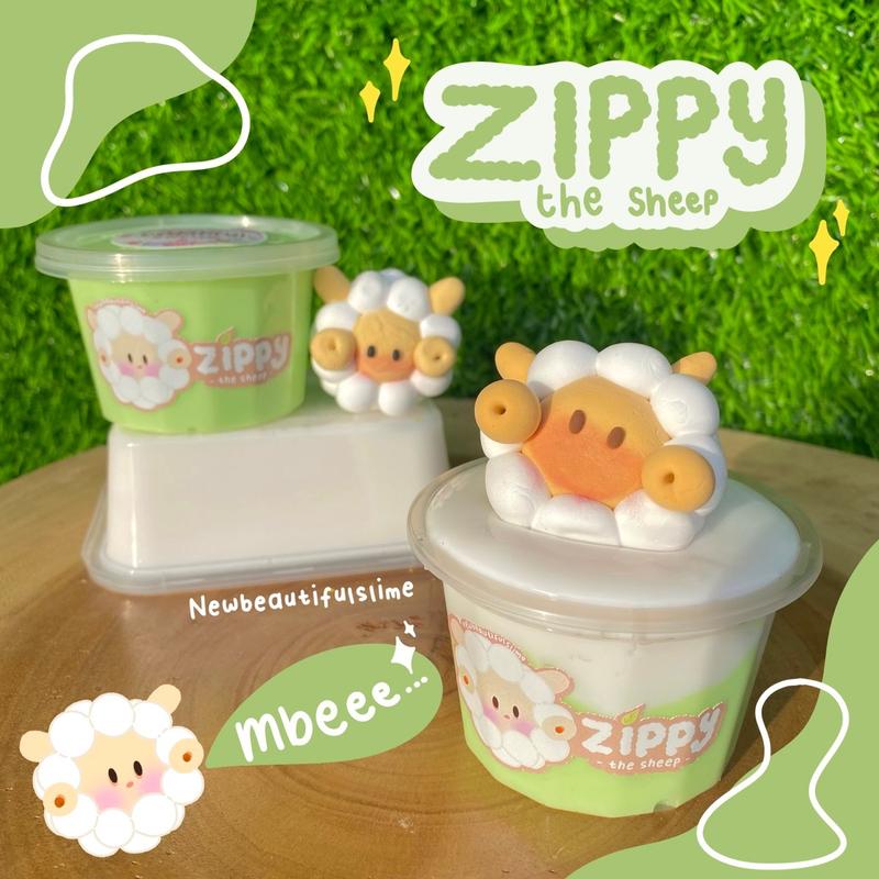 ZIPPY THE SHEEP SLIME BY NEWBEAUTIFULSLIME DIY CLAY SLIME - Shop ...